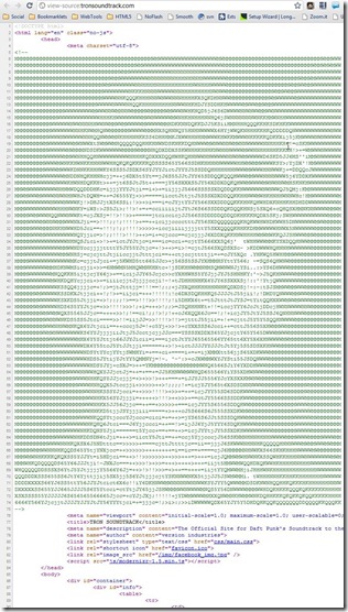 Tron: Kevin Flynn Ascii Art Easter Egg